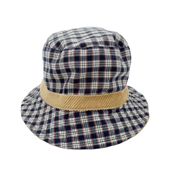 Vintage | Accessories | Y2k Retro 200s Reversible Corduroy Plaid Bucket ...